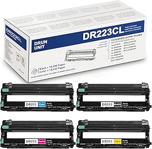 Amazon.com: HUIAYA DR 223CL DR223CL Drum Unit Compatible for Brother DR223CL DR 223CL Black Drum ...