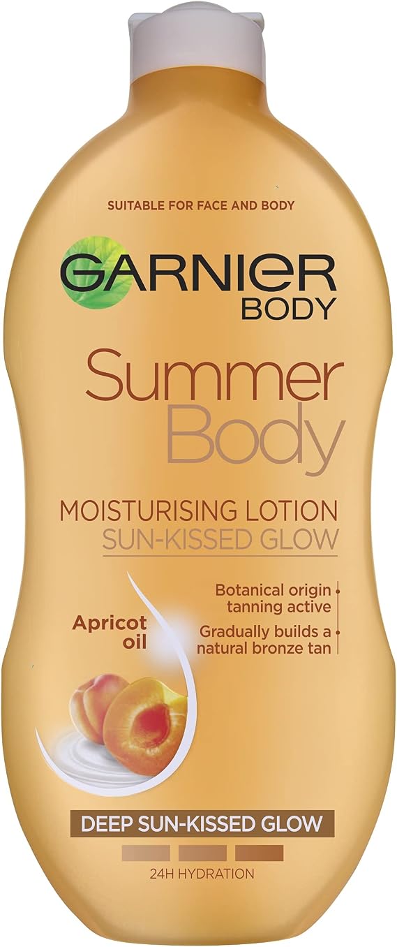 Garnier Summer Body Gradual Tan Moisturiser, For A Radiant, Sun Kissed ...