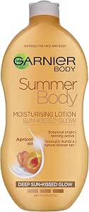 Garnier Summer Body Gradual Tan Moisturiser, For A Radiant, Sun Kissed ...