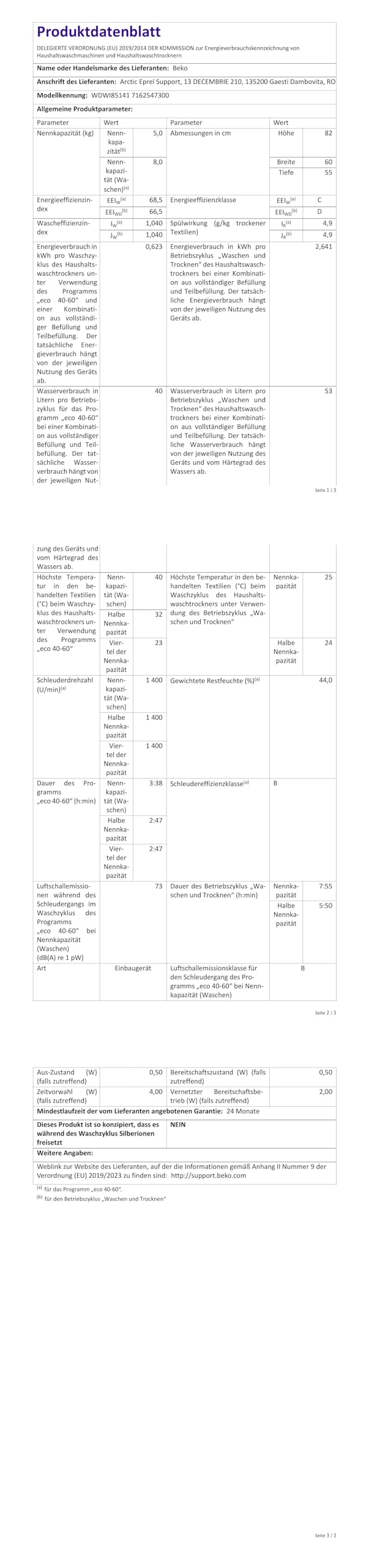 Siemens WI14W443 Einbau-Waschmaschine iQ700, Frontlader mit 8kg ...
