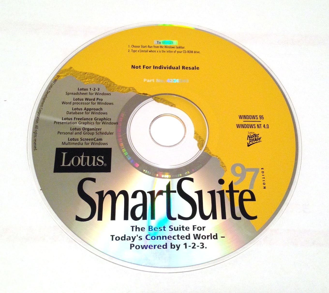 Lotus Smartsuite 97 1 2 3 Wordpro Regular Dealer 5 Freelan Approach