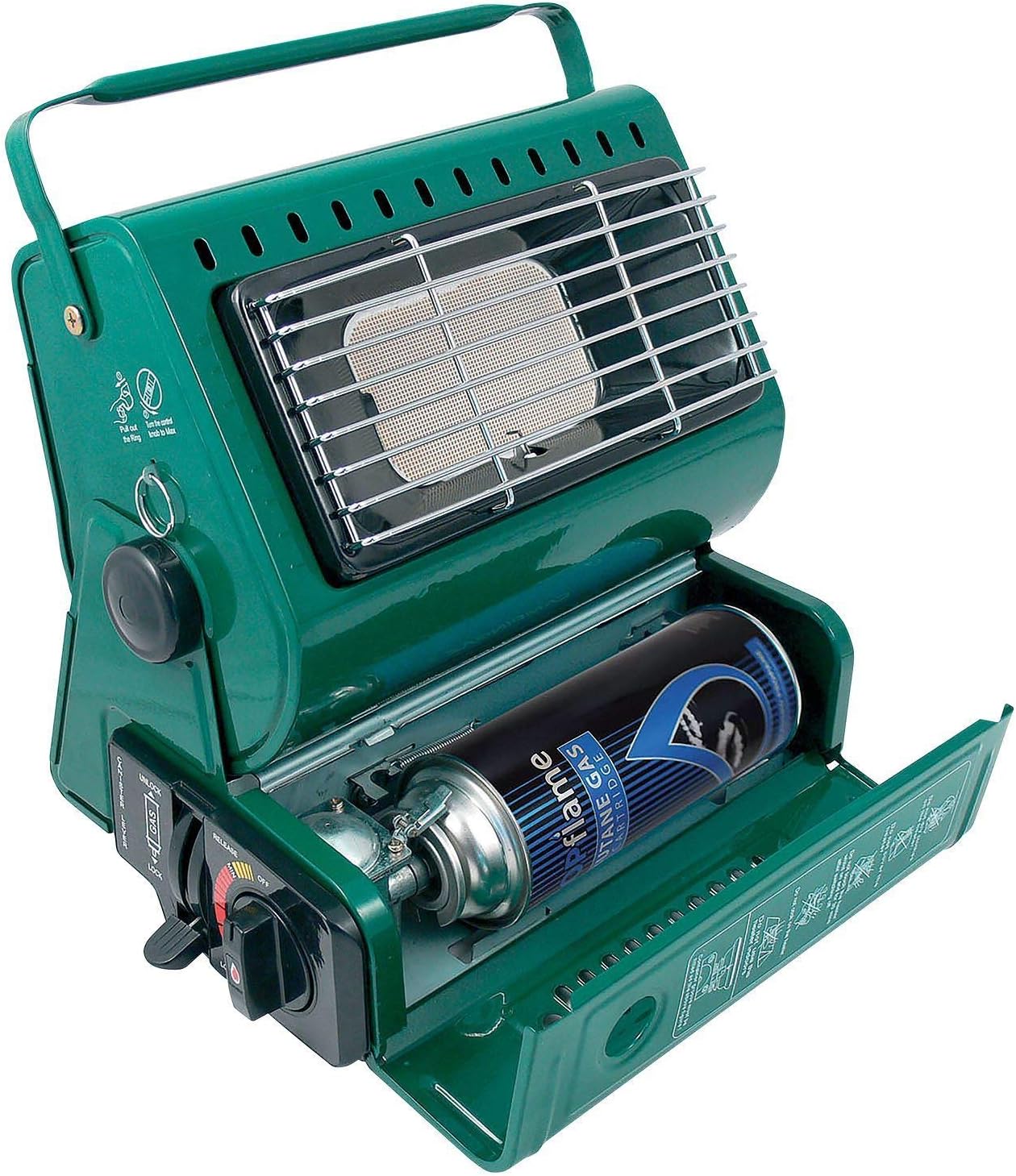Portable Gas Heater Compact and Lightweight - 1.3kW Output - Long-Life ...