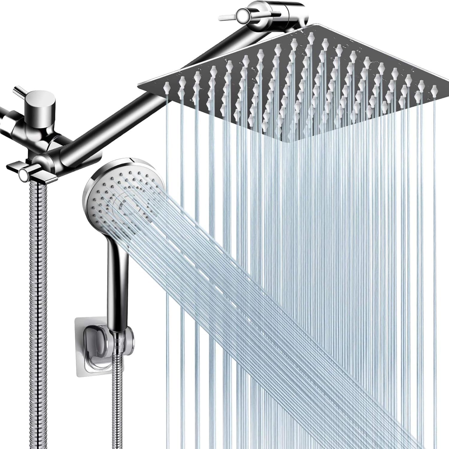 PThink - Regadera para Baño de 8 Pulgadas con 27cm Brazo de Ducha ...