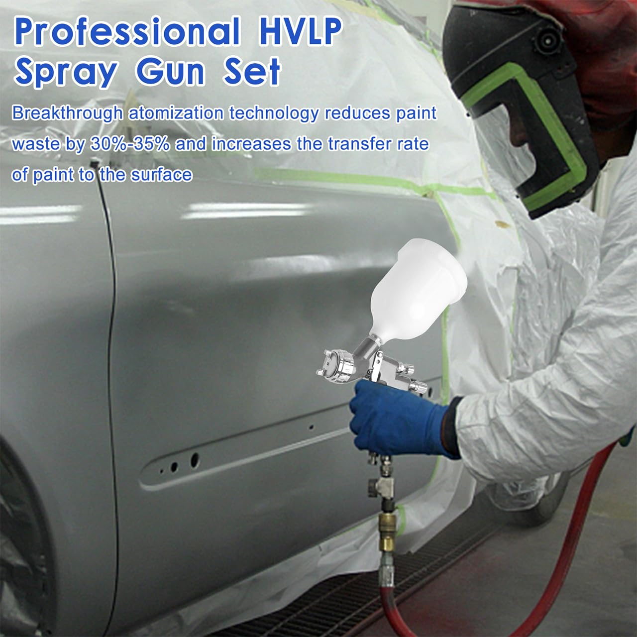Snapklik.com : HVLP Spray Gun Kit, Spray Paint Gun