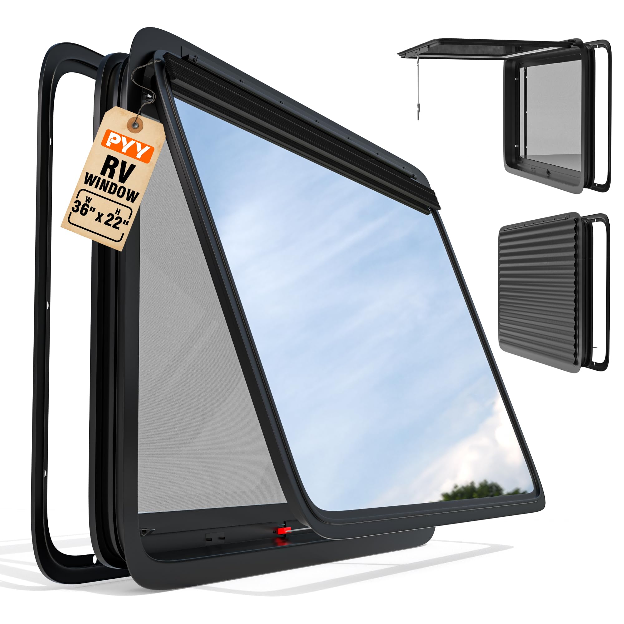 Snapklik.com : PYY RV Window DOT Certified Camper Window Replacement 36 ...