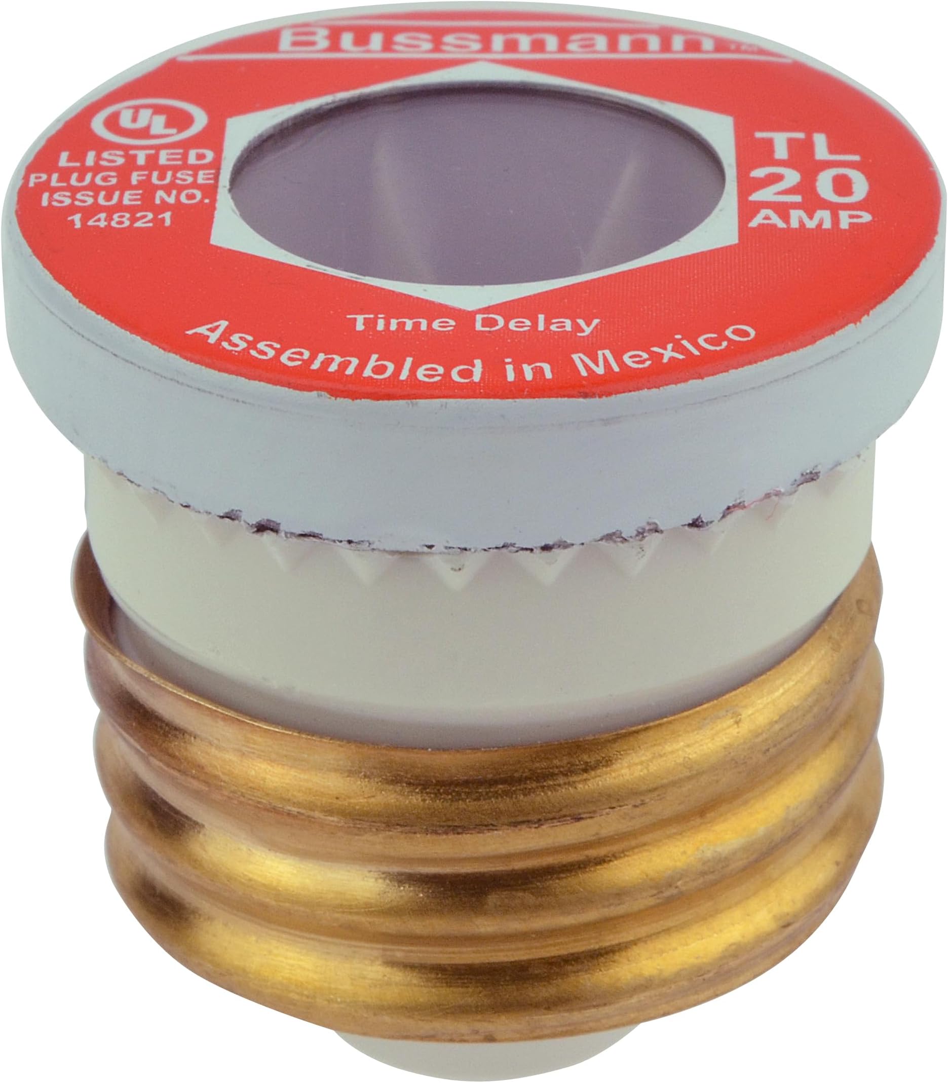 Bussmann BP/T-15 15 Amp Type T Time-Delay Dual-Element Edison Base Plug ...