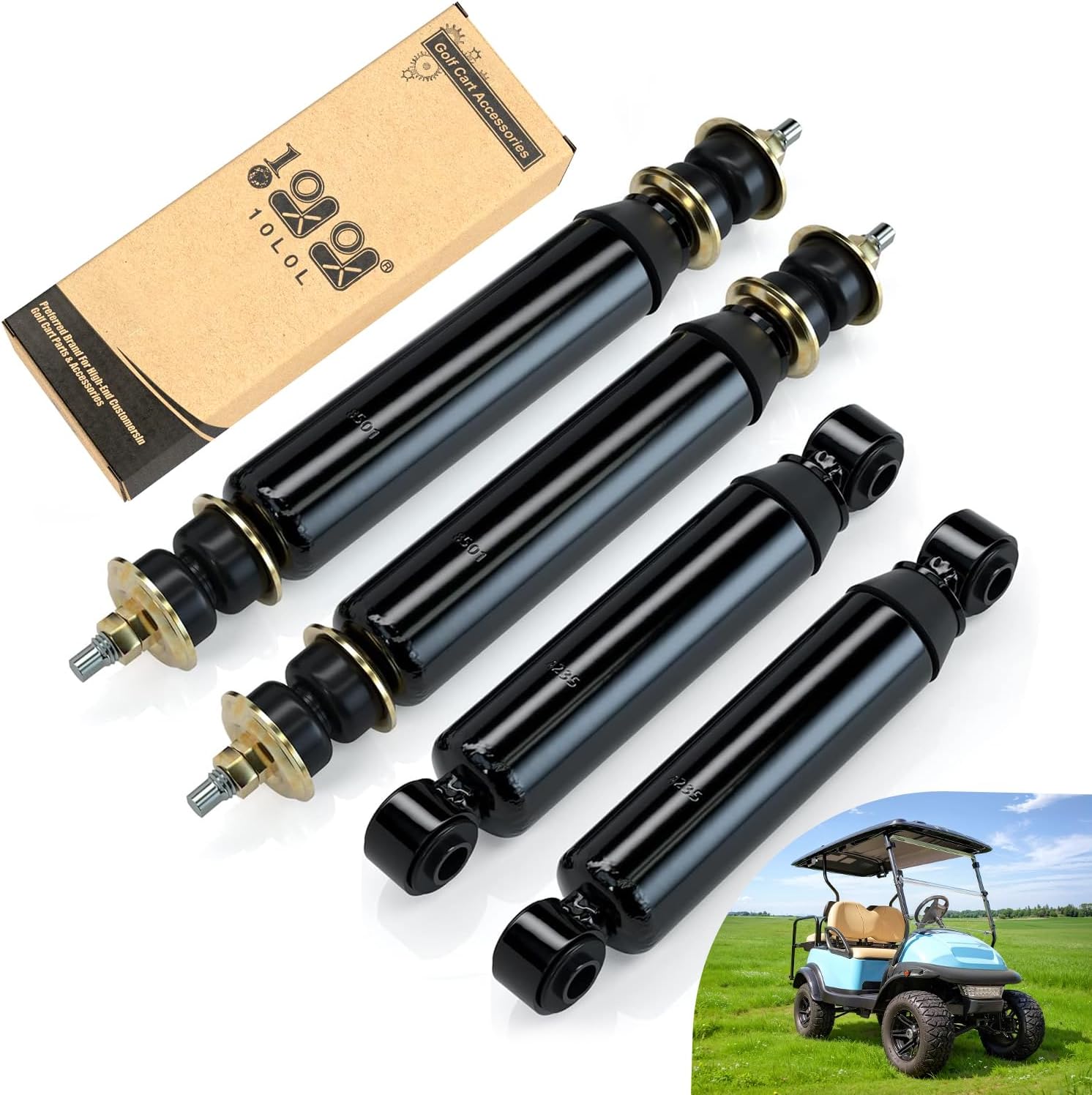 Amazon.com: Gaoerfu-CP Club Car DS Shocks Front and Rear Shock ...