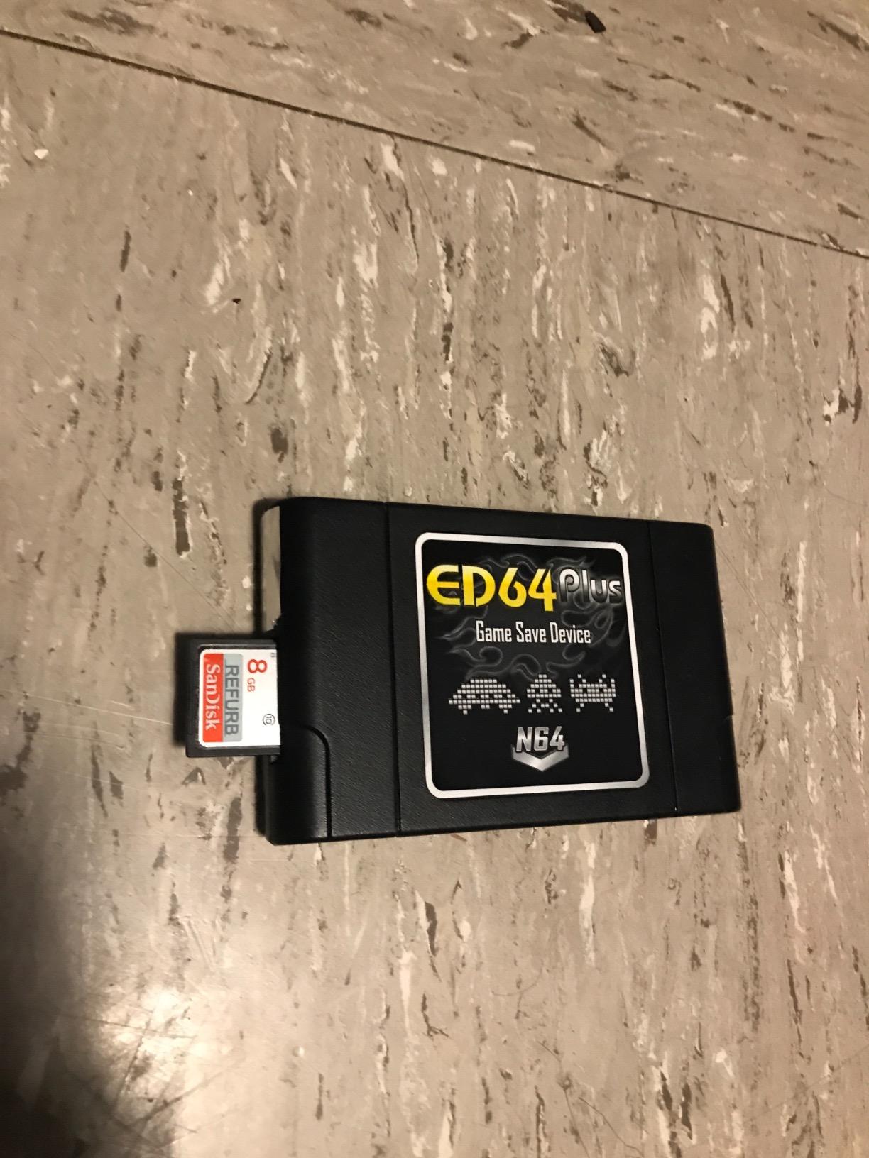 Everdrive N64 ED64 PLUS + 8GB SD CARD - NINTENDO 64 FLASH CART - PAL ...