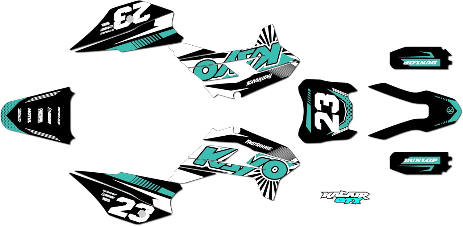 Amazon.com: Kalair GFX Graphics Kit for Kayo Pit Bike TT 125 and TT 140 ...