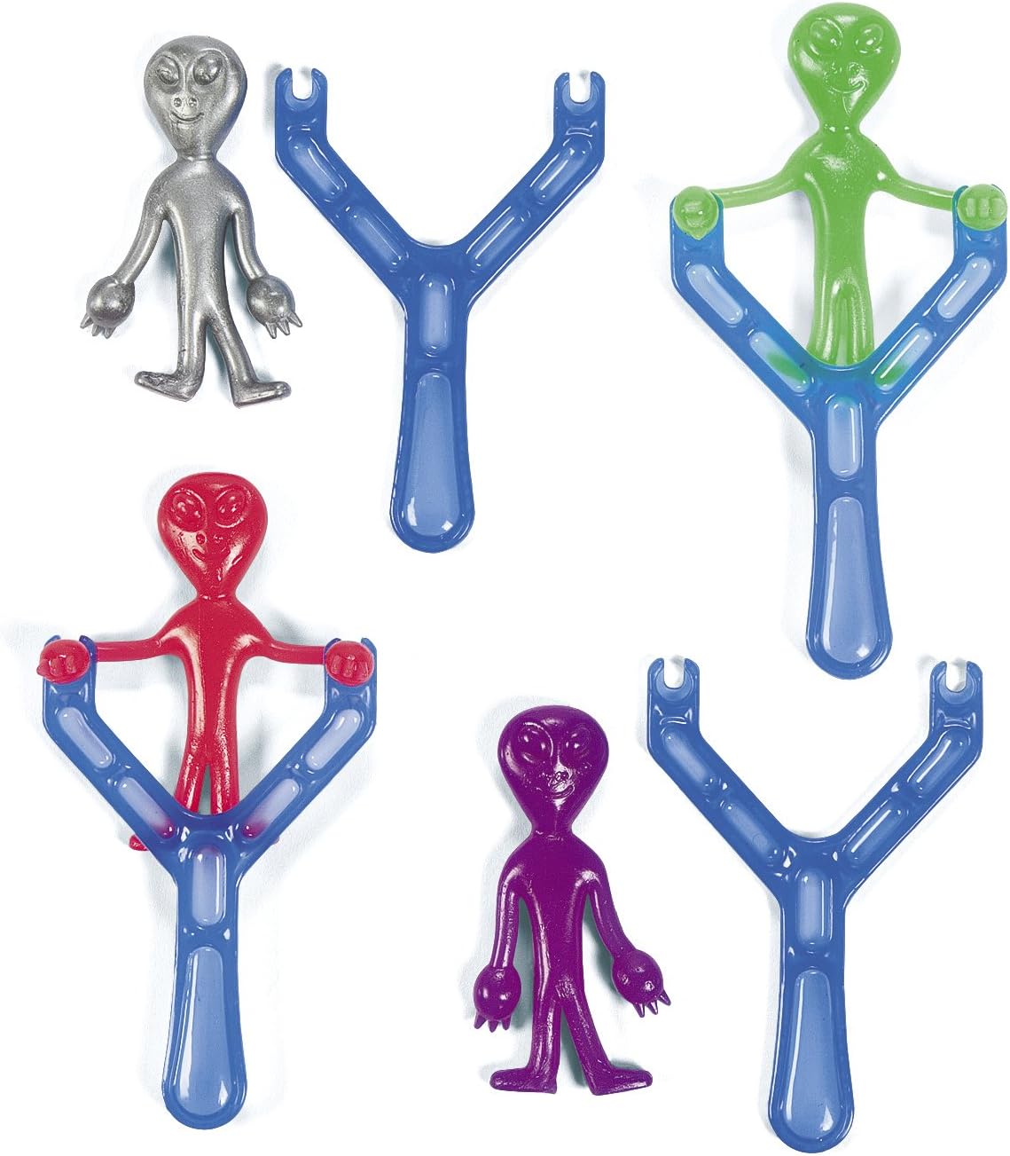 Amazon.com: Alien Shooter Toys - Set of 12 Shooters and Stretchy Aliens ...