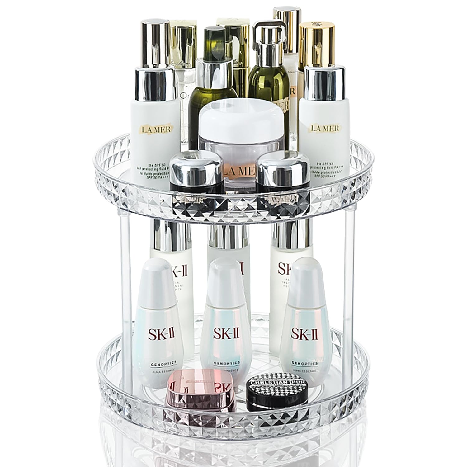 Lighterday 360 Degree Rotating Makeup Organiser,Spinning Cosmetics ...