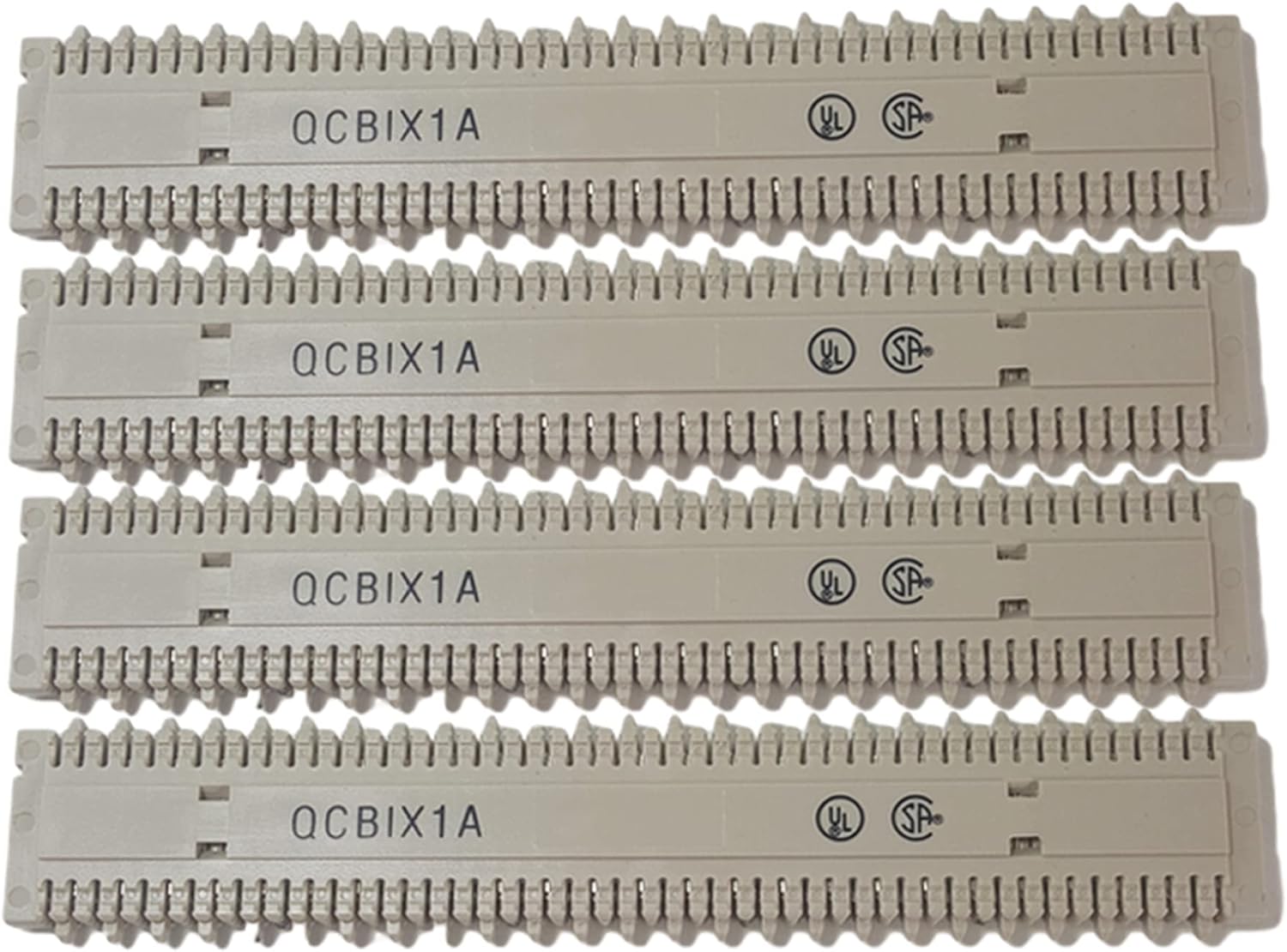 Alpha Intercom Bix Connector Pack of 4/25 Pairs Bracket Good for ...