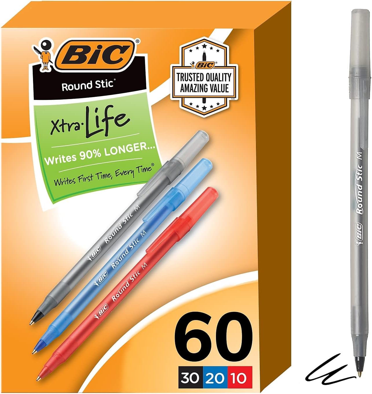 Bic Cristal Fine Ball Pen Set (Pack of 50 pens - Blue) | Fine writing ...