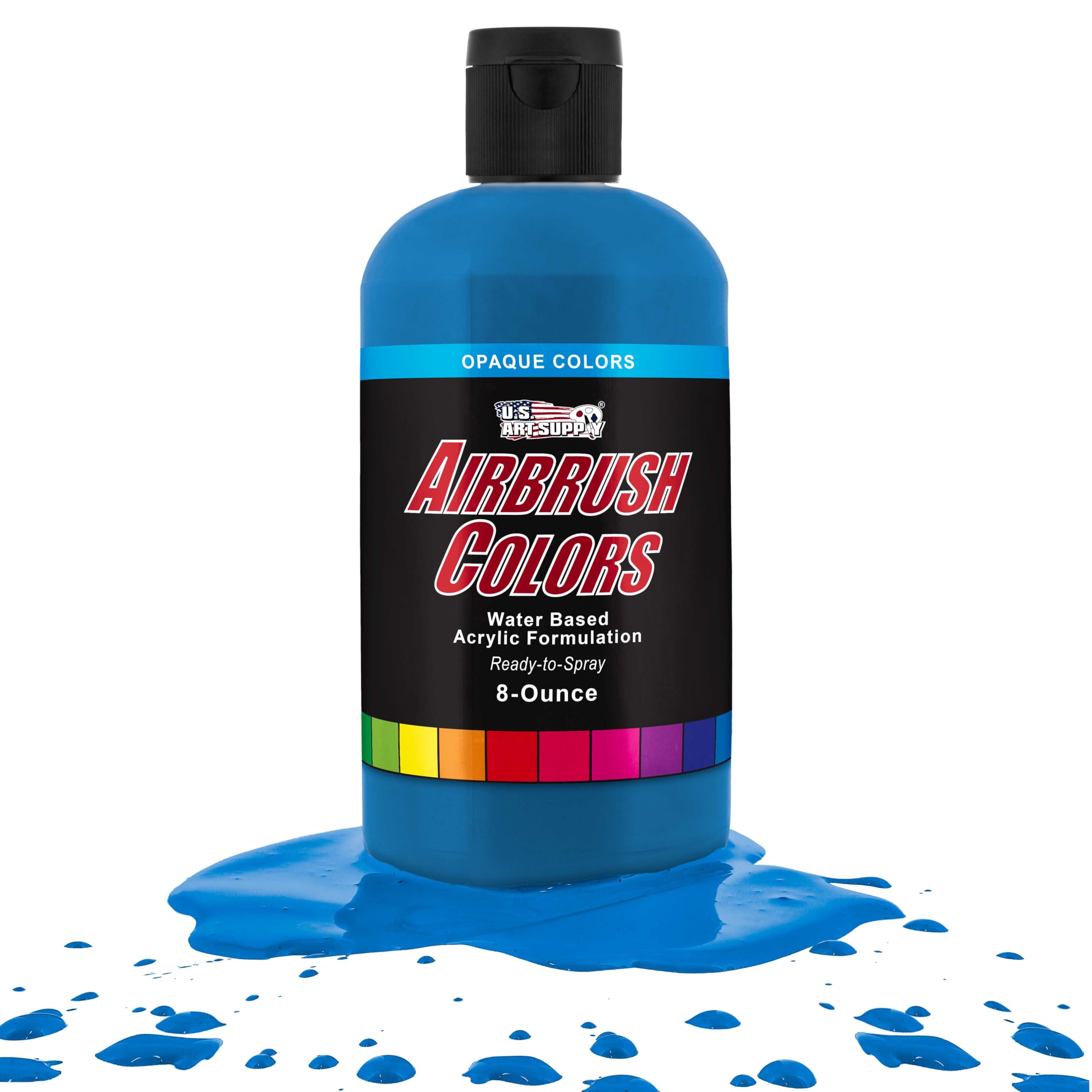 Amazon.com: U.S. Art Supply Ready to Spray Lake Blue Opaque Acrylic ...