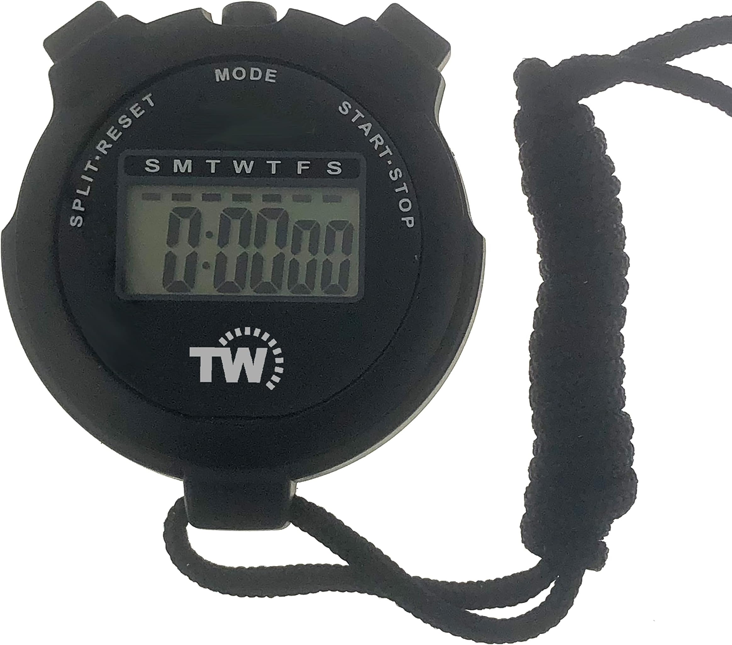 PULIVIA Stopwatch Sport Timer 100 Laps/Splits Digital Stopwatch with ...