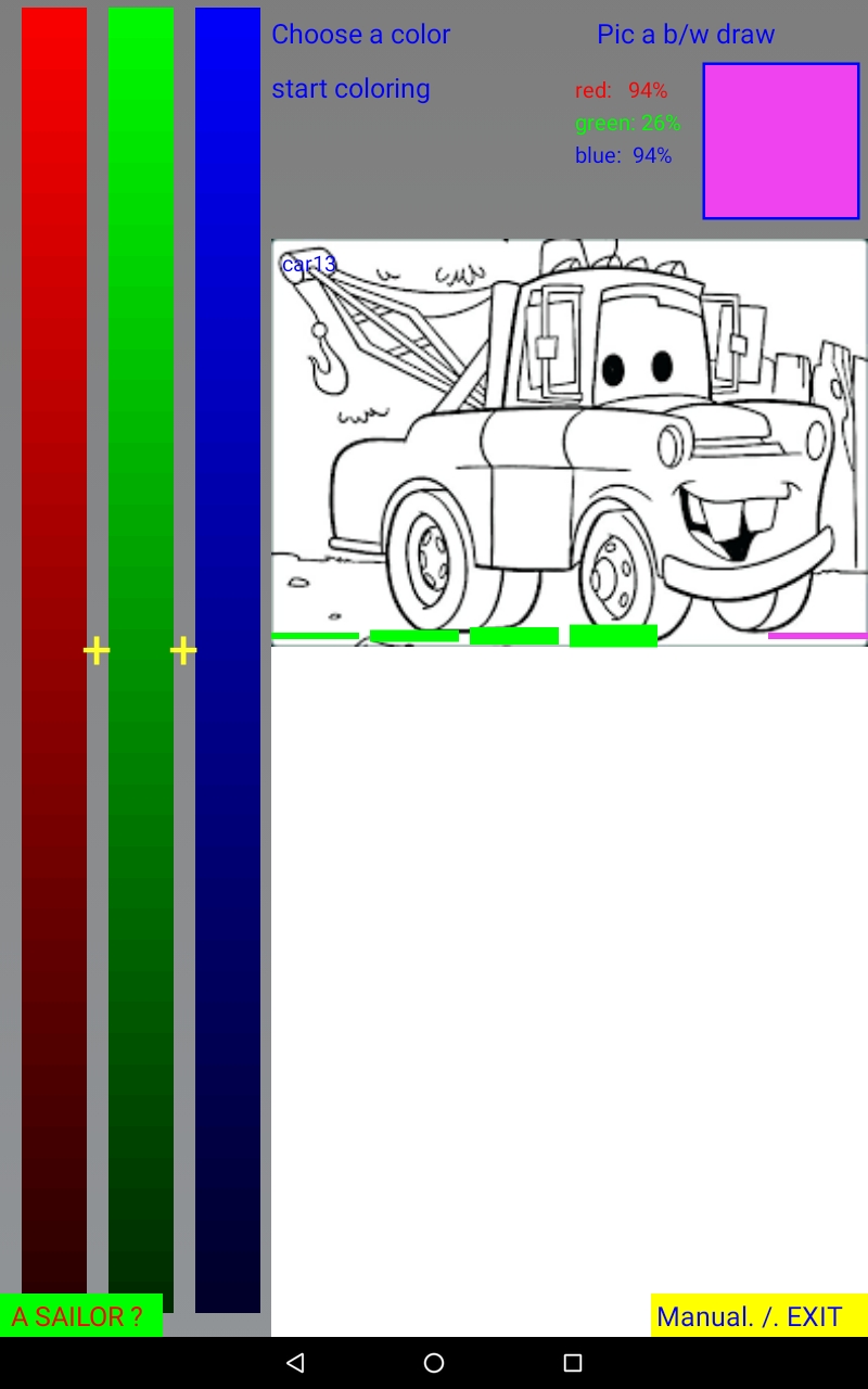 create & learn colors & color bw drawigs - App on Amazon Appstore