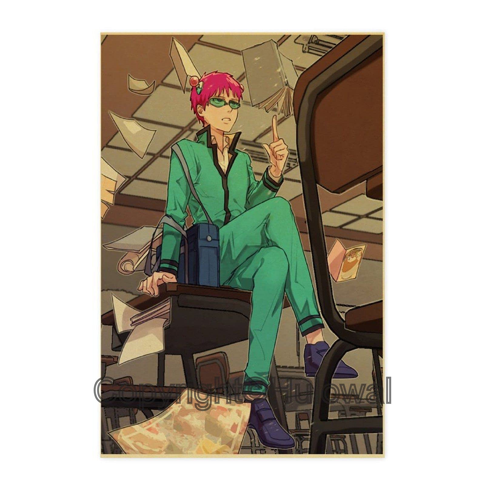 Buy Japanese Classic Anime Saiki Kusuo No Psi Nan Retro Movie s Wall ...