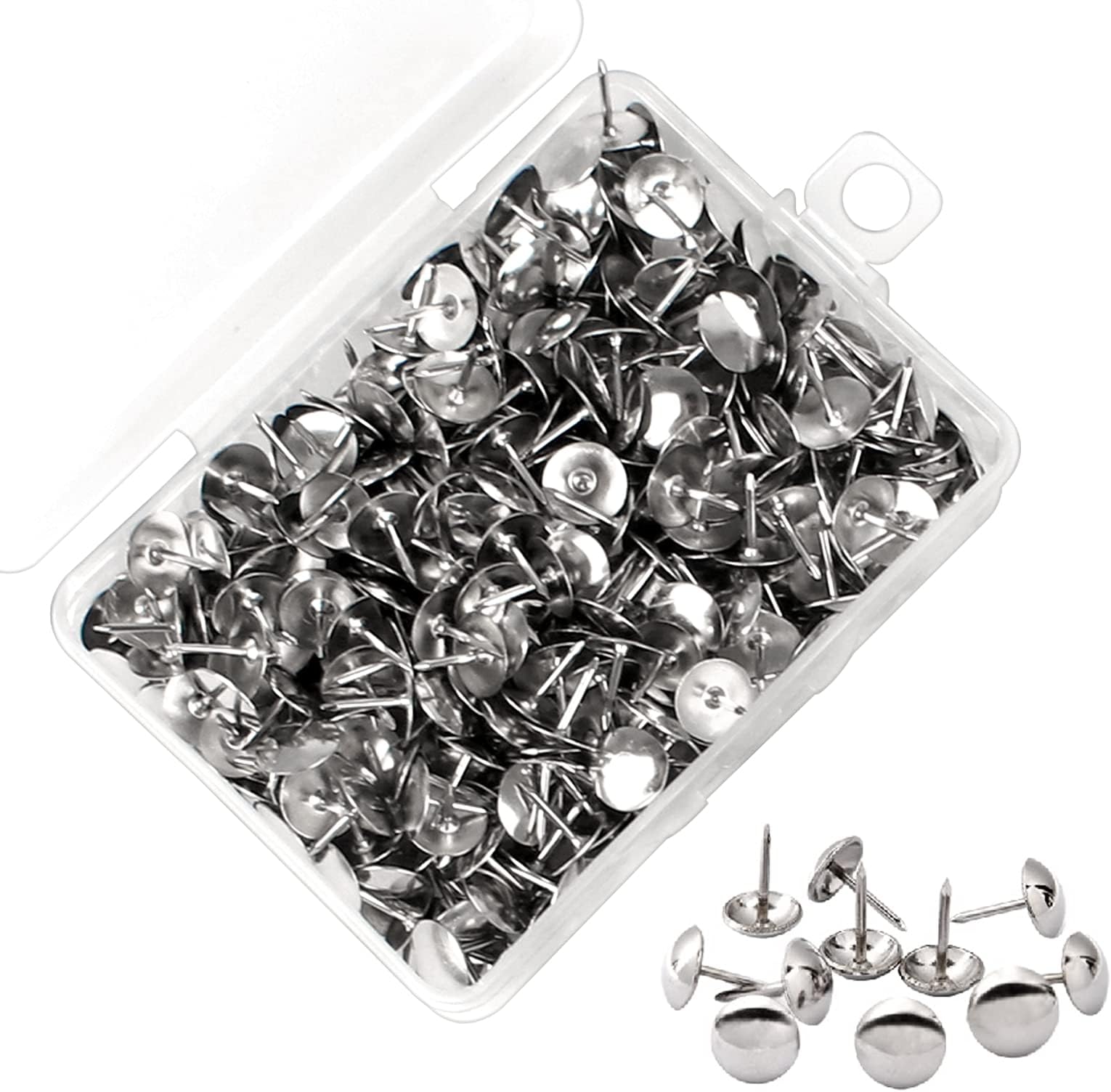 Mr. Pen Thumb Tack, Flat Push Pins, Silver Thumb Tacks, 500 Pack ...