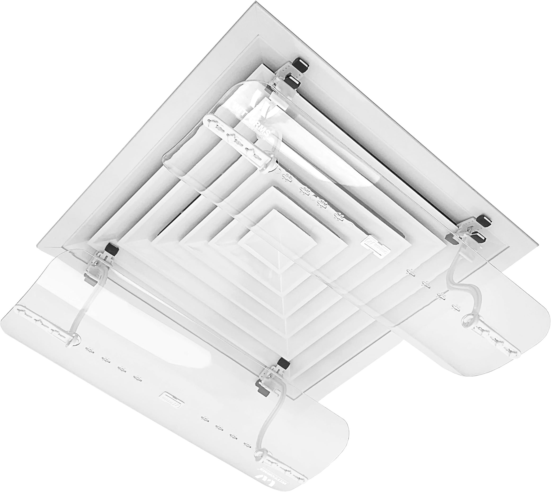 Amazon.com: Liveinu Canvas Air Deflector Adjustable Reusable Heat and ...