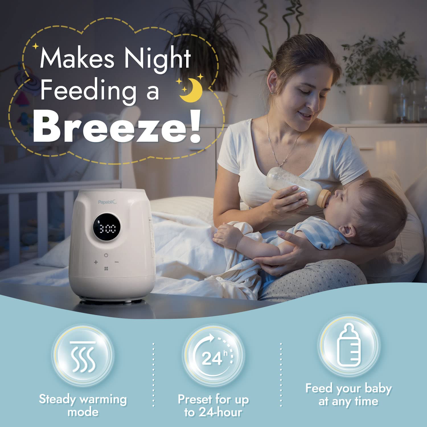 Snapklik.com : Ultra-Fast Bottle Warmer, Ready Milk In 2 Min, Baby ...