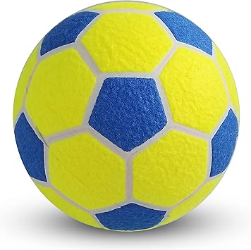 Soft Rubber Indoor Football with Felt Cover Football Gift Size 3 17cm ...