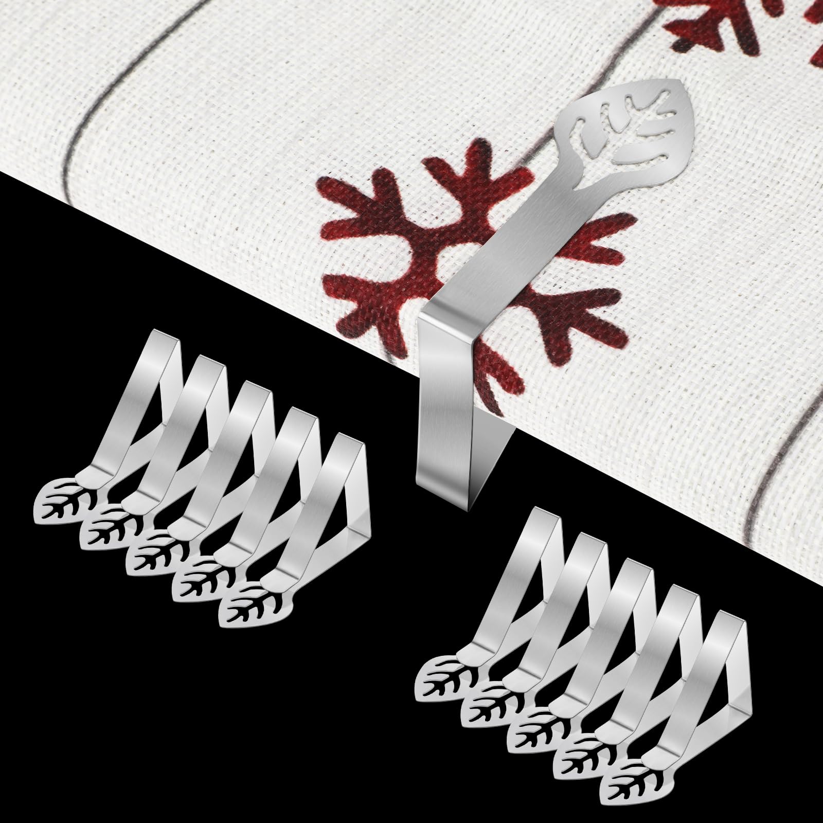 Amazon.com : 10Pcs Table Cloth Holders Clips, Ymapinc Leaf Heavy Duty ...