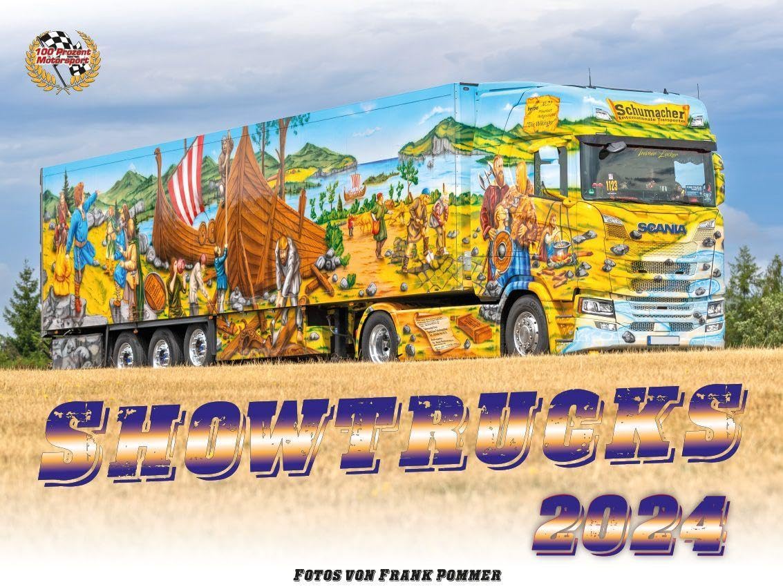 Showtrucks Kalender 2024: Showtrucks mit Airbrushkunst : Pommer, Frank ...