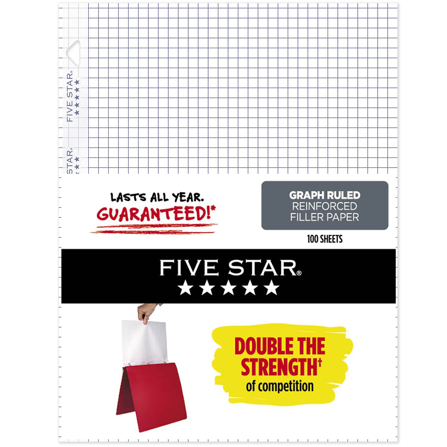 Five Star Loose Leaf Paper 3 Hole Punched Reinforced Filler Paper Graph Ruled 11 X 8 1 2 five-star-loose-leaf-paper-3-hole-punched-reinforced-filler-paper-graph-ruled-11-x-8-1-2