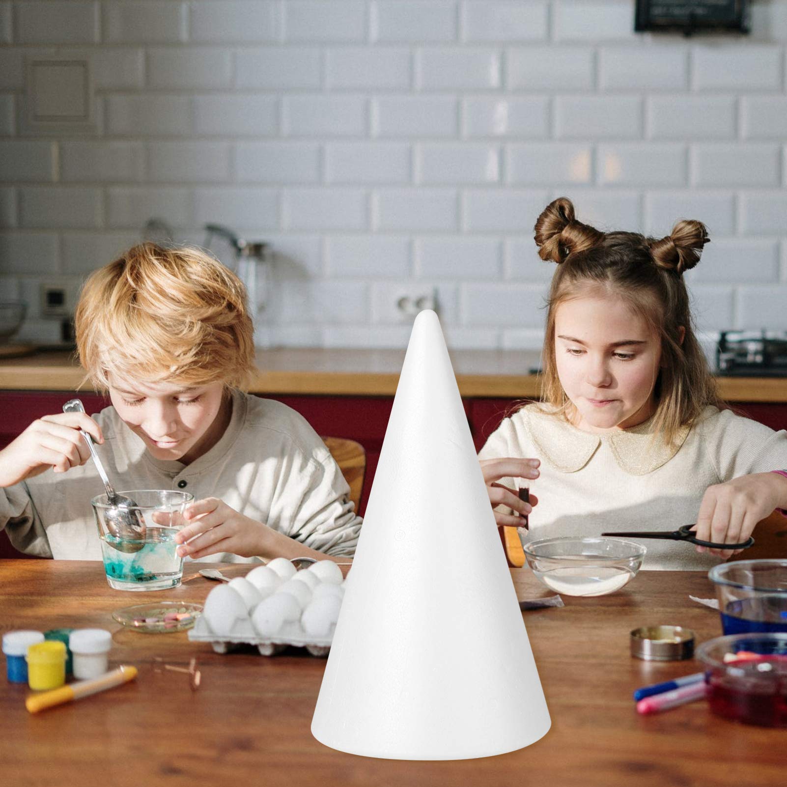 Snapklik.com : Christmas Foam Cone DIY Christmas Craft Polystyrene Cone ...