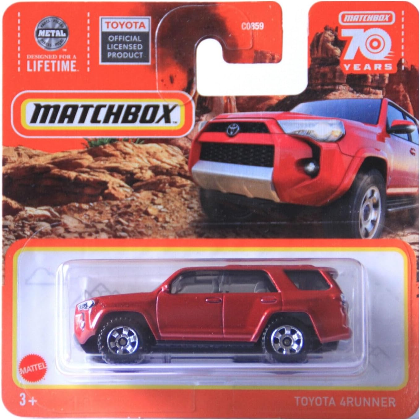 Amazon.com: Matchbox 2018 Toyota 4Runner Metalflake Red Series 2023 ...