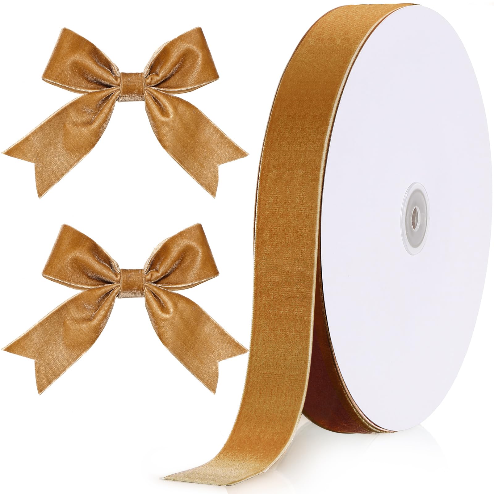 Amazon.com: Chuangdi 1.5 Inch, 60 Yard Christmas Velvet Ribbon Vintage ...