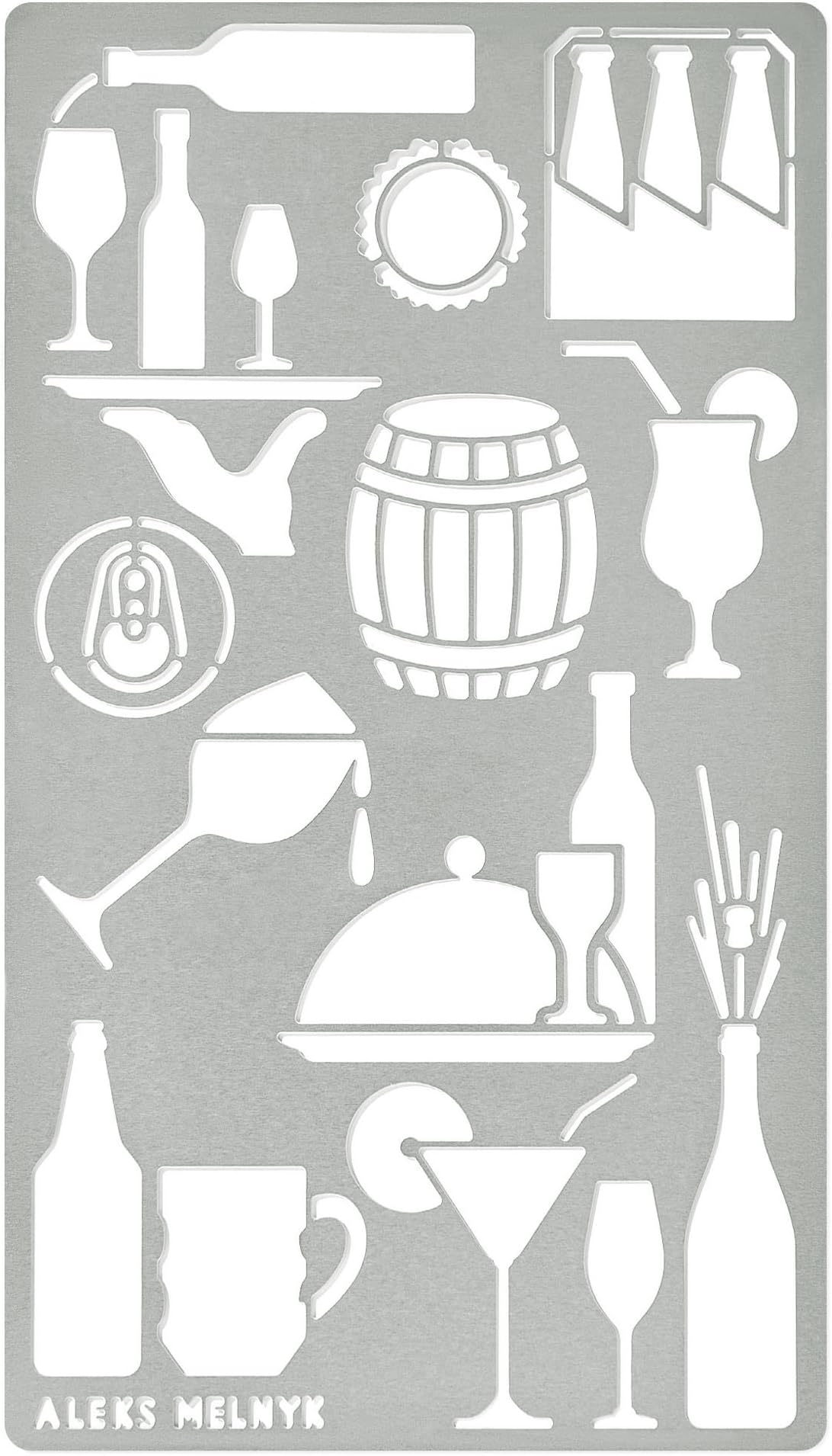 4 x A4 Chalkboard Menu Stencils. Letters and Images. : Amazon.co.uk ...