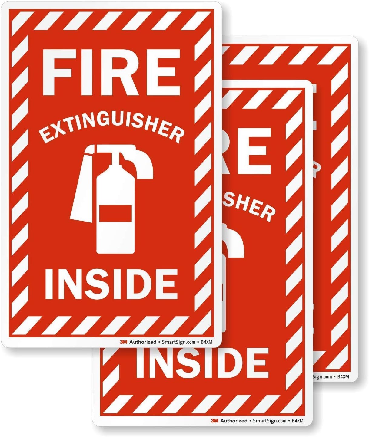 SmartSign Fire Extinguisher Inside Label | 4" x 6" Engineer Grade ...