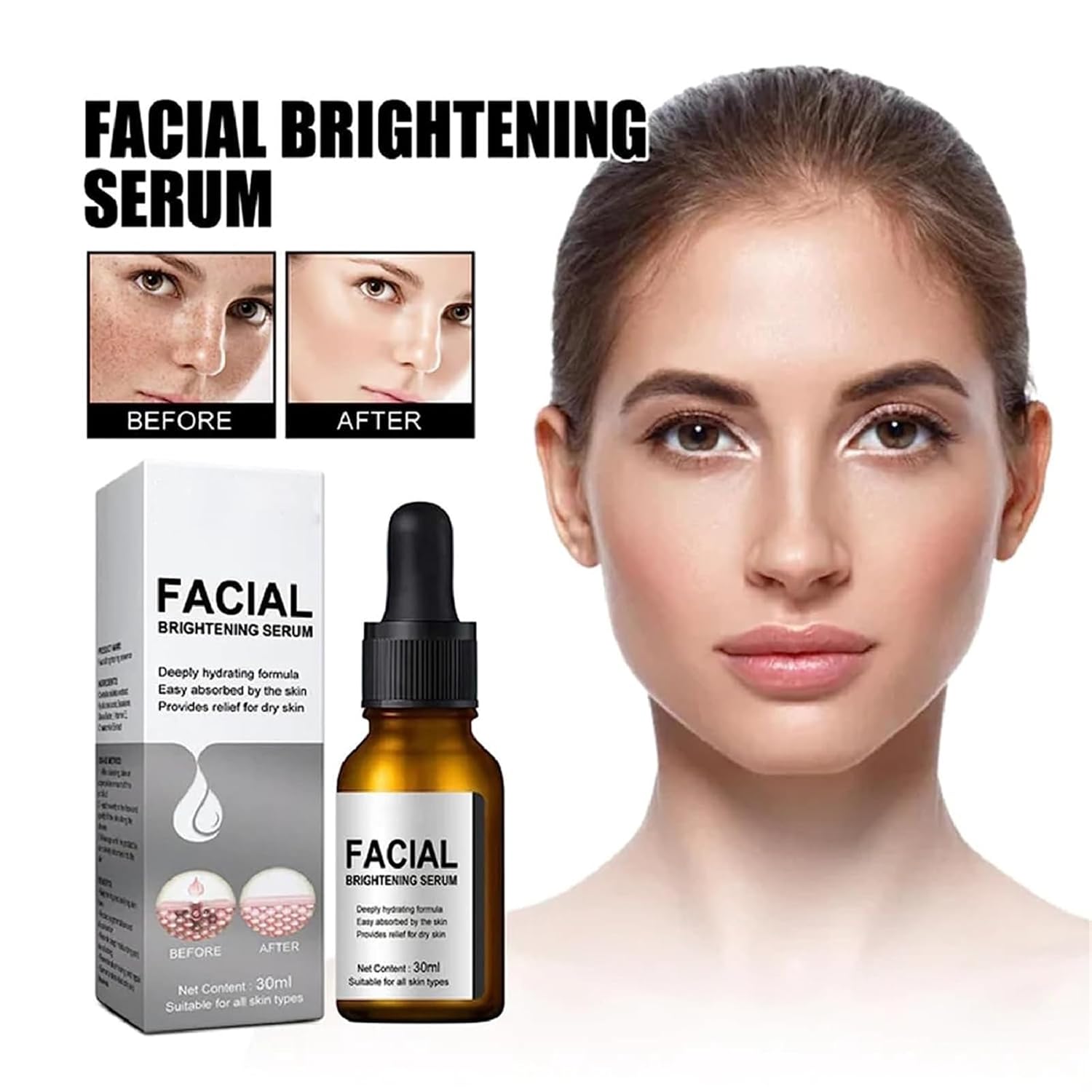 Fasaxis Tranexamic Acid Brightening Spot Correcting Essence, Melanin Correcting Facial Serum ...
