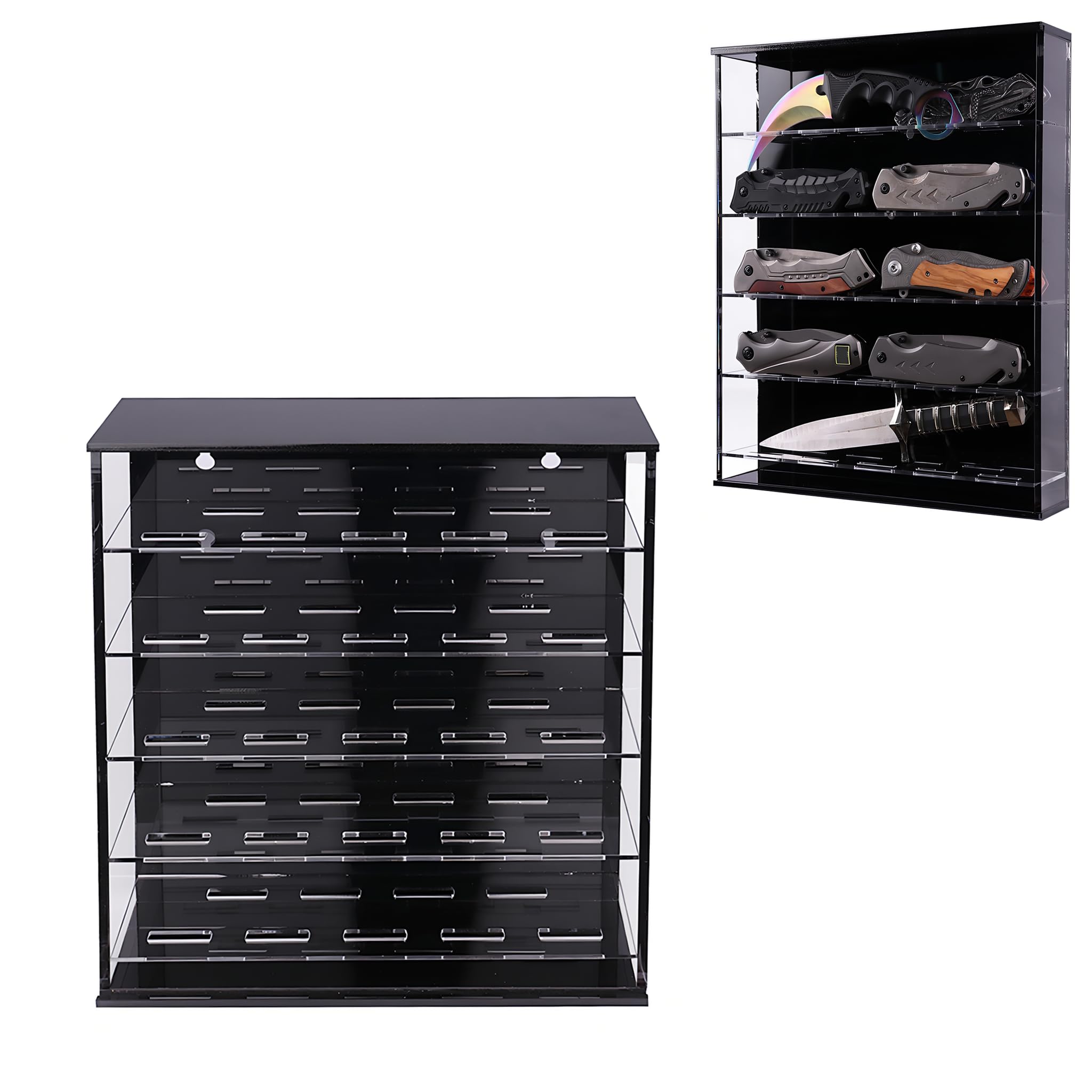 Amazon.com: WLSANX Knife Display Stand, Pocket Knife Display Case ...