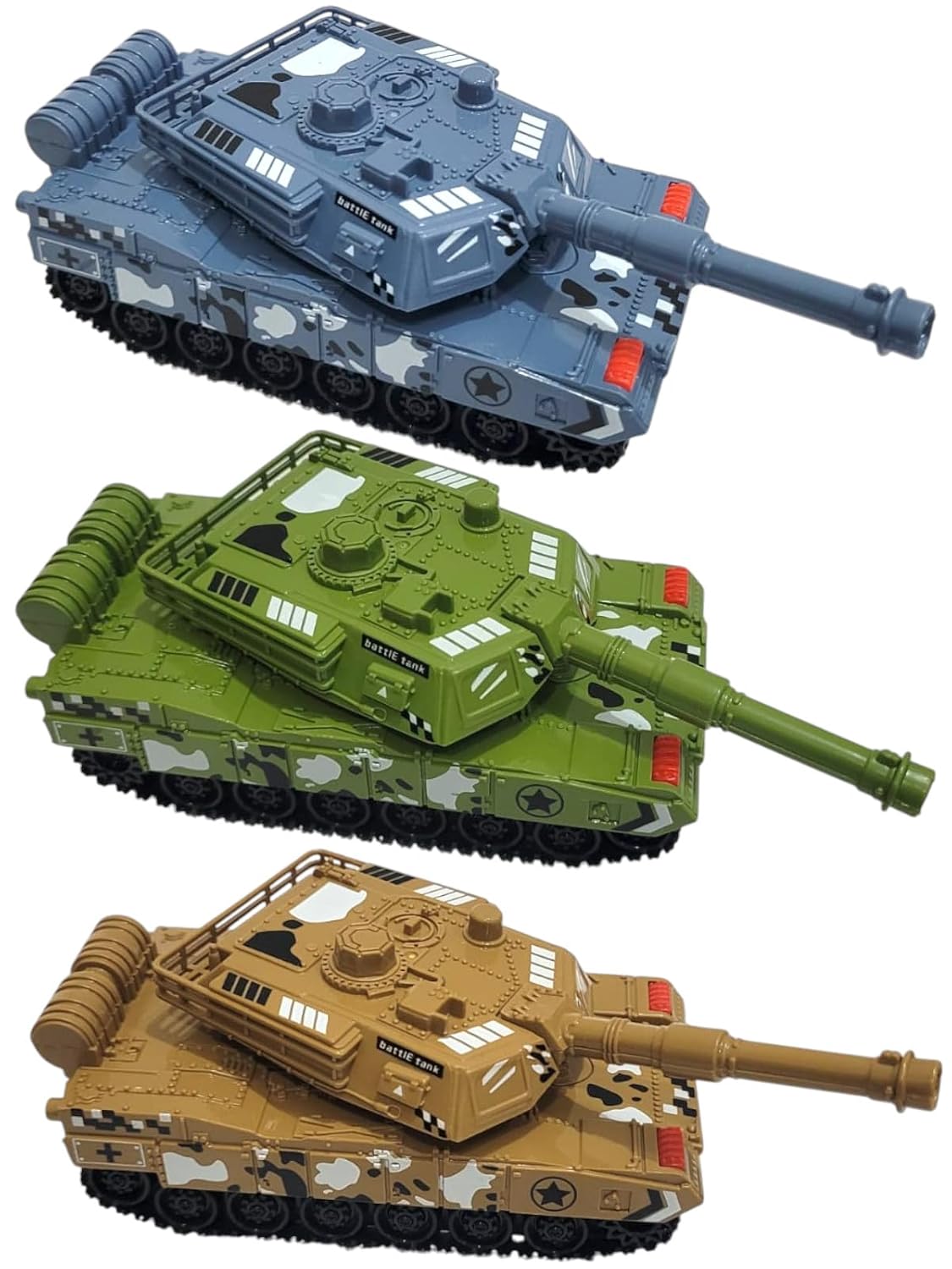 SHAKTISM Pull Back Military-Tank Army Fighter Panzer Truck Toy with ...