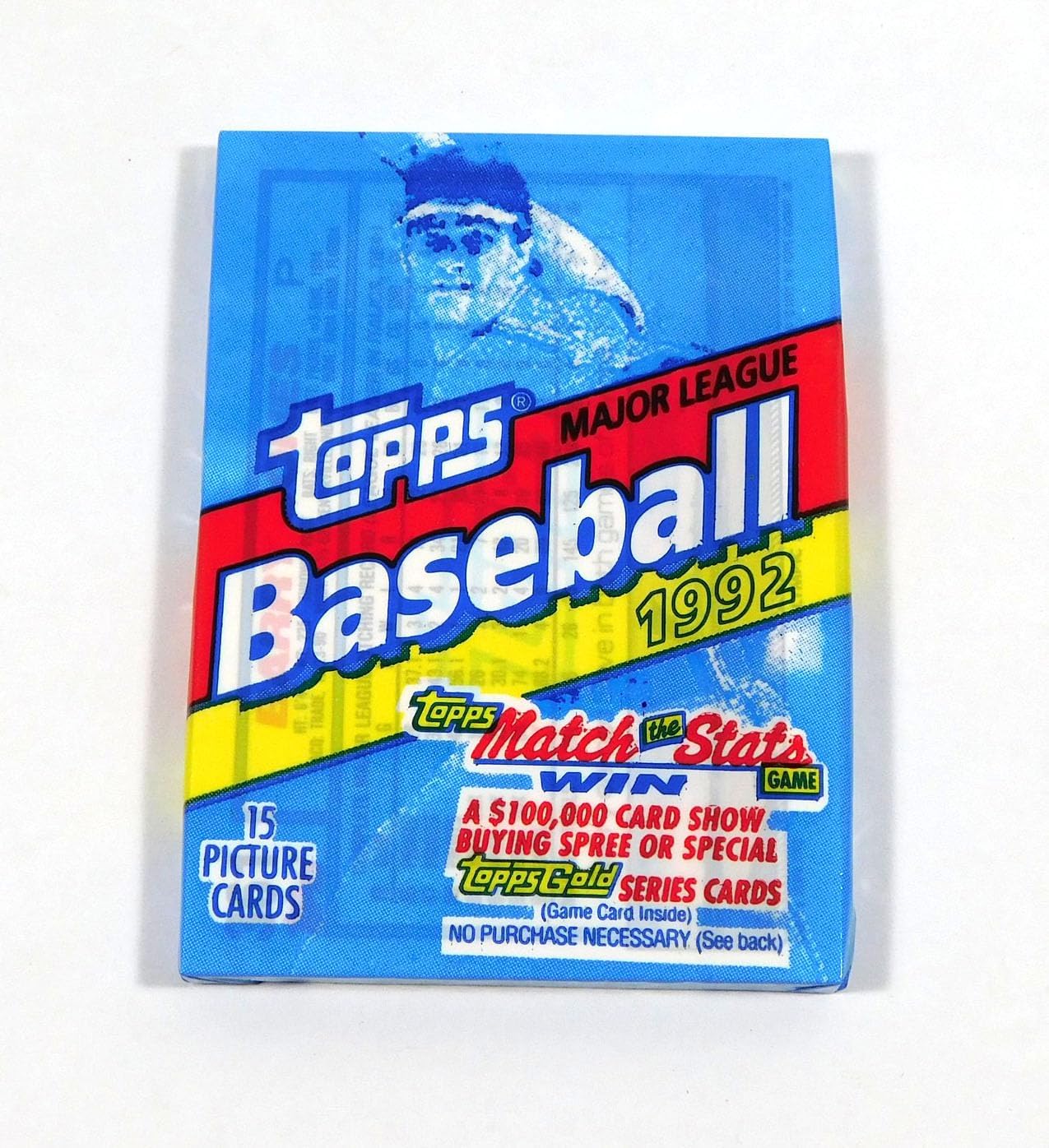 Amazon.com: 1992 Topps Baseball Card Wax Pack (15 Cards Per Pack ...