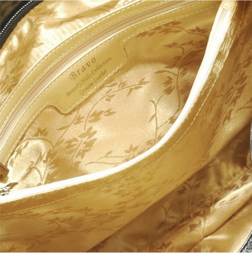 Bravo Beverly Hills Luxury HANDBAG~Irina Signature Series~Gold Python ...