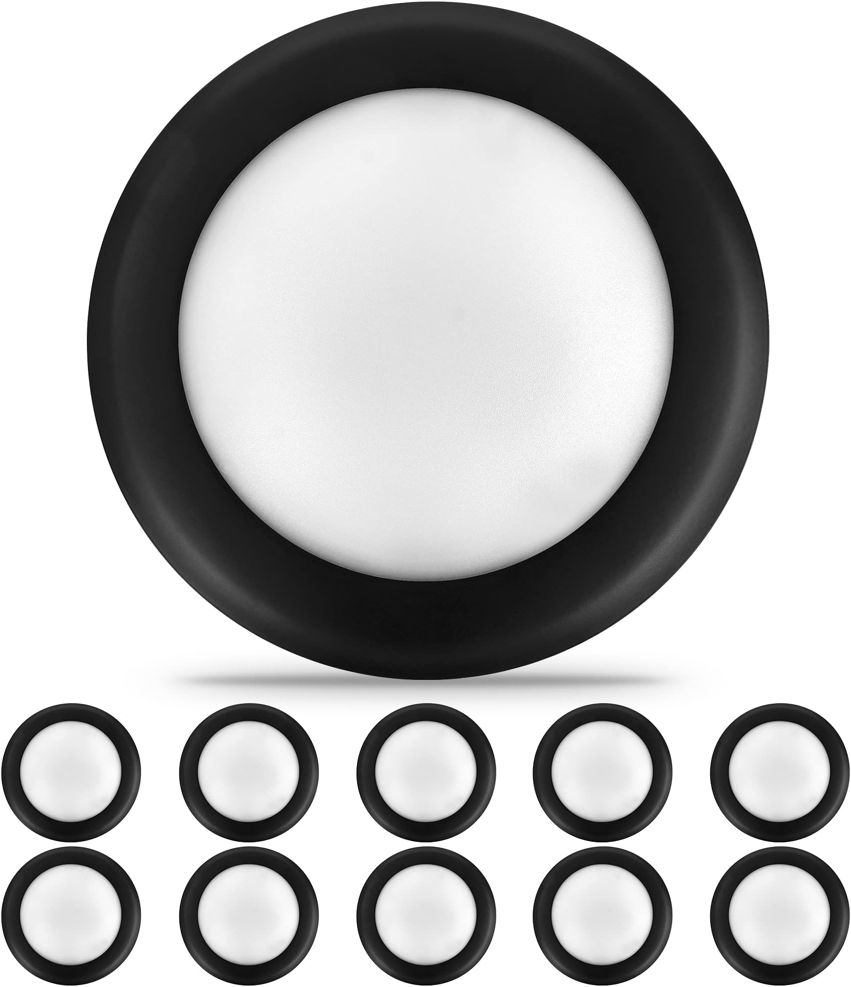 Amazon.com: ECOELER 10 Pack 6 Inch LED Flush Mount Ceiling Light, Wet ...