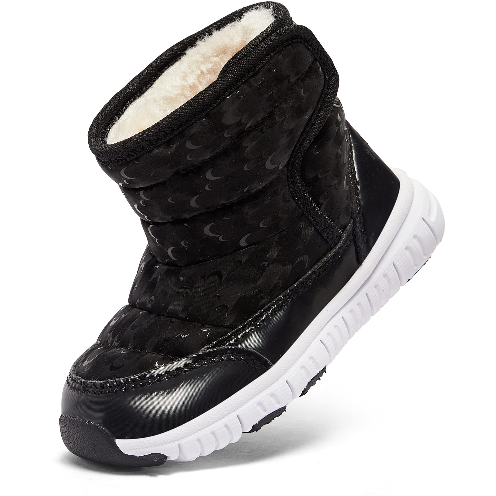 Amazon.com: HOBIBEAR Toddler Snow Boots for Boys Girls Kids Outdoor ...