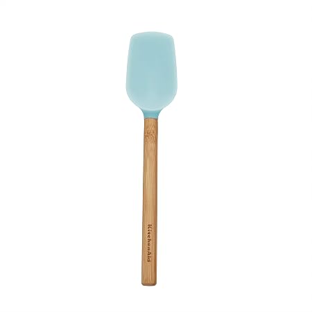 Amazon.com: KitchenAid Universal Bamboo Handle Scraper Spatula, 11-Inch ...