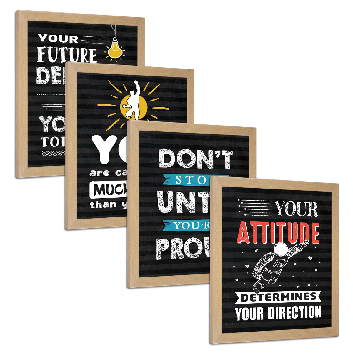 Chaka Chaundh - Motivational Quote Frames - Inspirational Wall Quotes ...