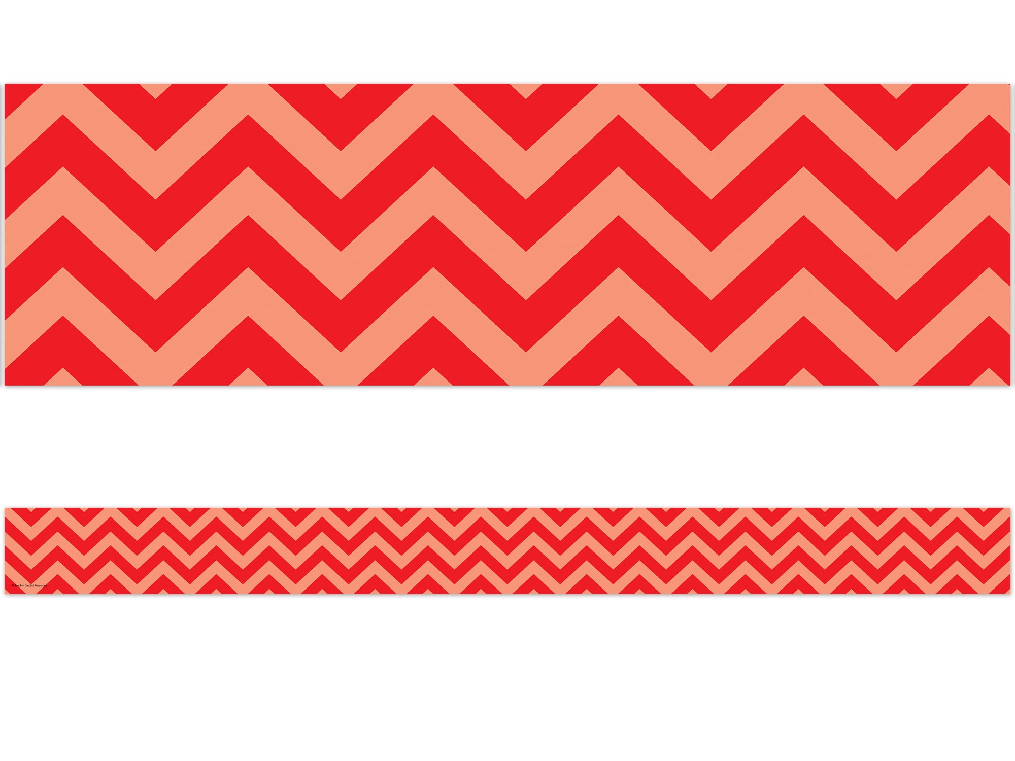 Orange Chevron Border