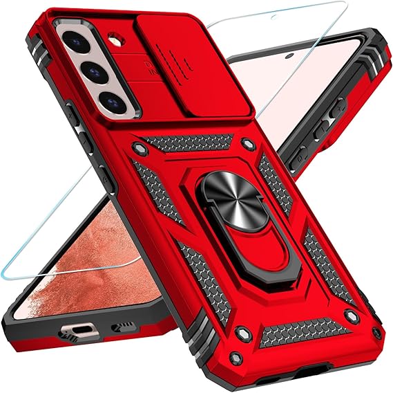 Amazon.com: SunStory Phone Case for Samsung Galaxy S22 Plus 5G Case with HD Screen Protector ...