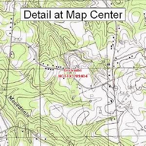 Amazon.com : USGS Topographic Quadrangle Map - Beckville, Texas (Folded ...