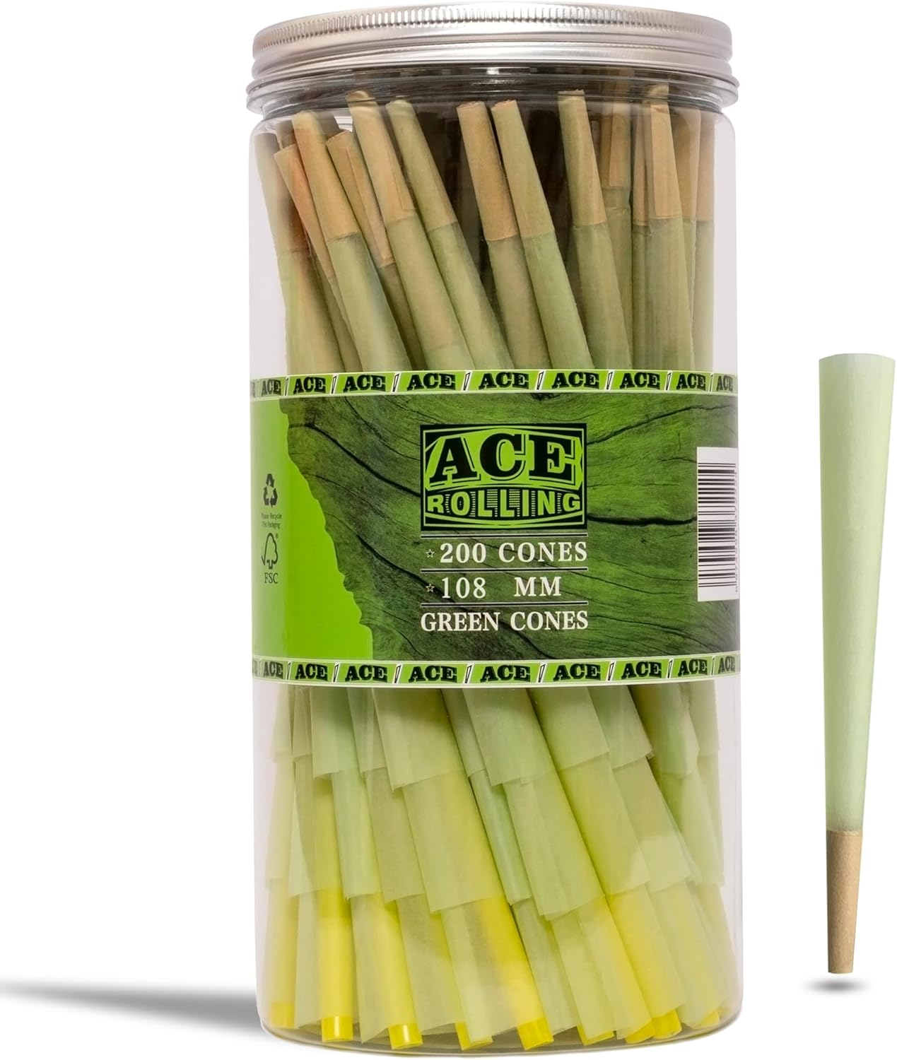 Amazon.com: Rolling Paper Pre Rolled Cones 200 Counts per Pack ...
