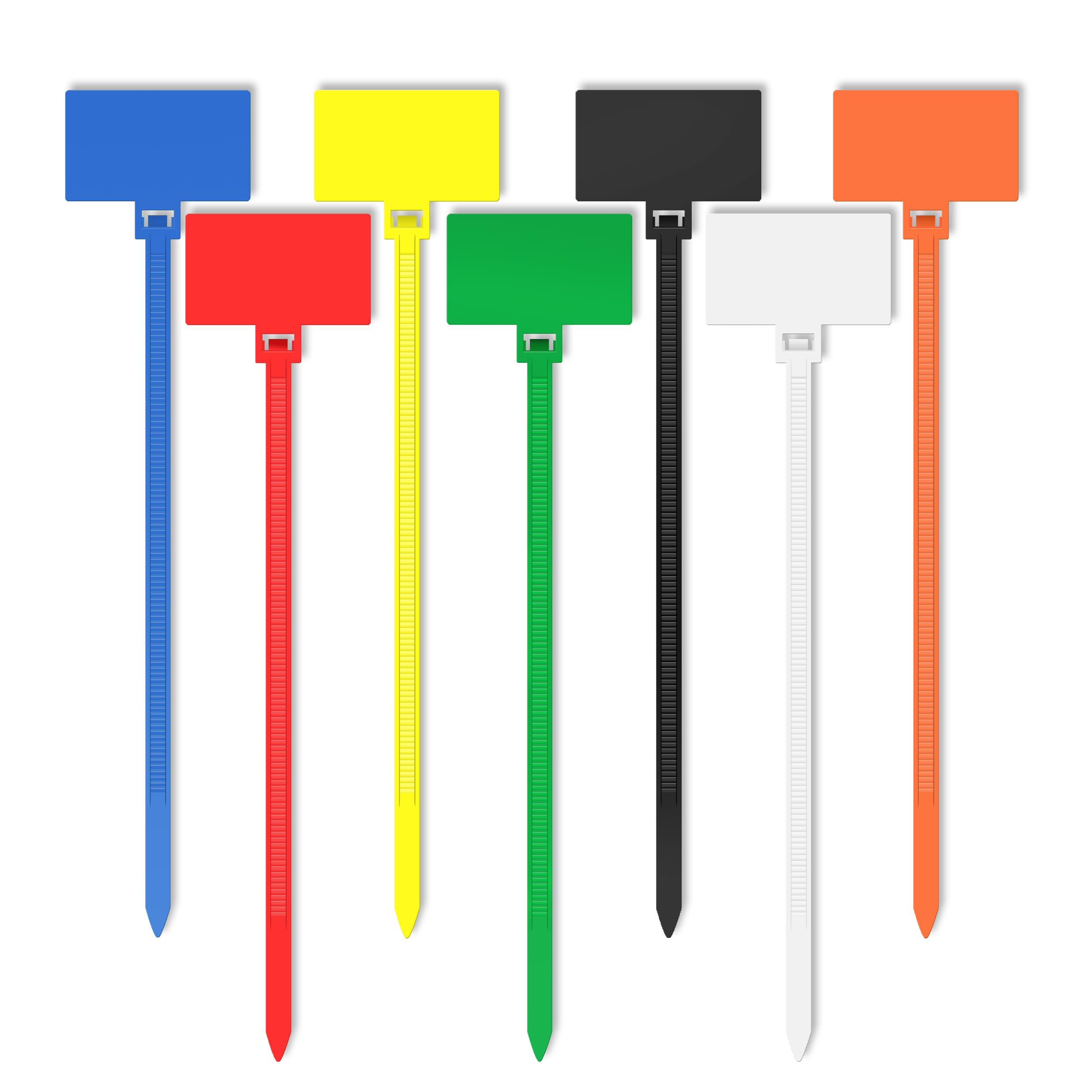 Amazon.com: NATZERAT Cable Zip Tie with Tag,Wire Zip Ties with Label ...