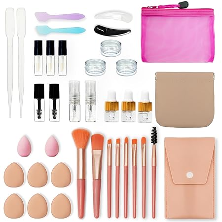 Amazon.com: Gifts for Women - PrettyCare 38 Pcs Mini Travel Makeup ...