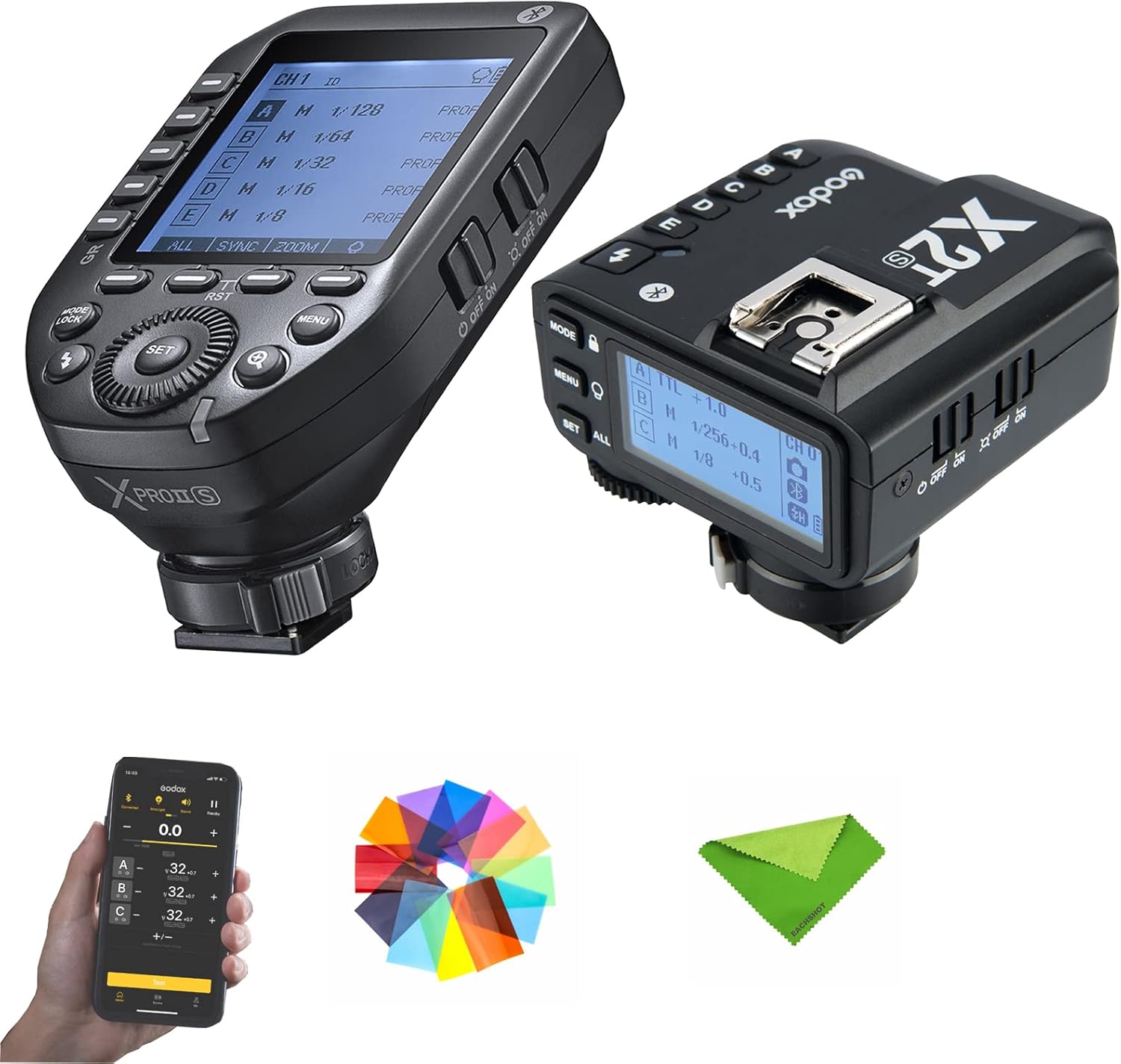 Amazon.com : Godox X2T-S with XproII-S Trigger for Sony, TTL Wireless Flash Trigger Transmitter ...