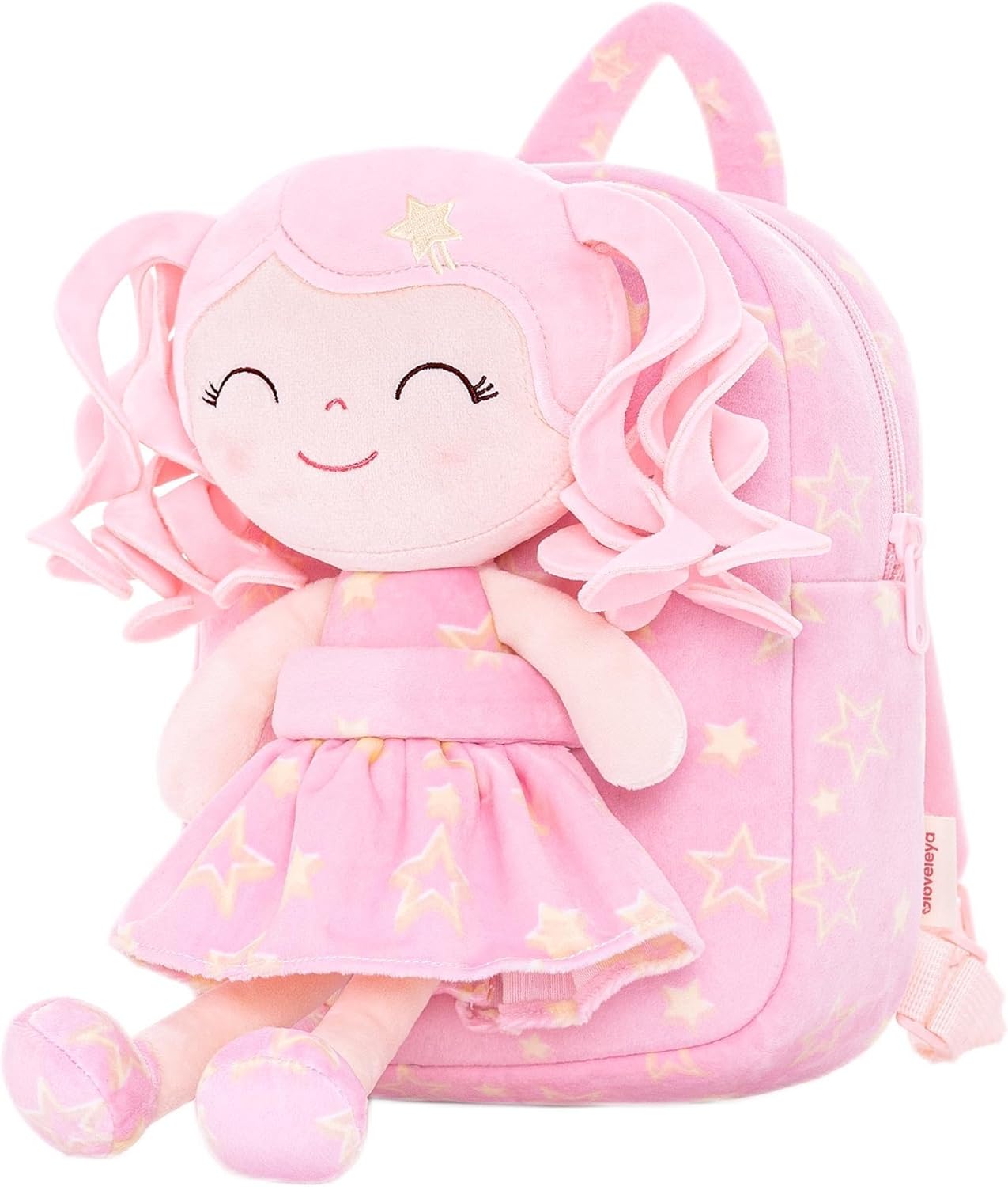 Amazon.com | Gloveleya Toddler Backpack Baby Girl Gifts Curly Hair ...